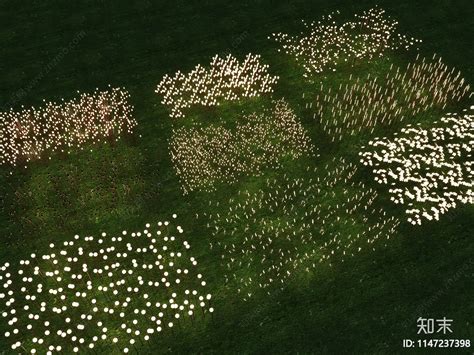 现代景观星星灯su模型下载【id1147237398】知末su模型网