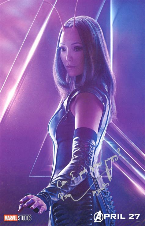 Pom Klementieff As Mantis In Avengers Infinity War Signed 11x17 Mini