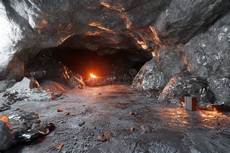 The Cave Contains An Internal Passageway That Heads Toward A