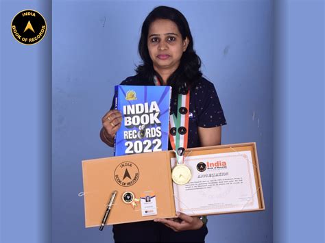 Kavya Devi Prasad K Appreciation India Book Of Records
