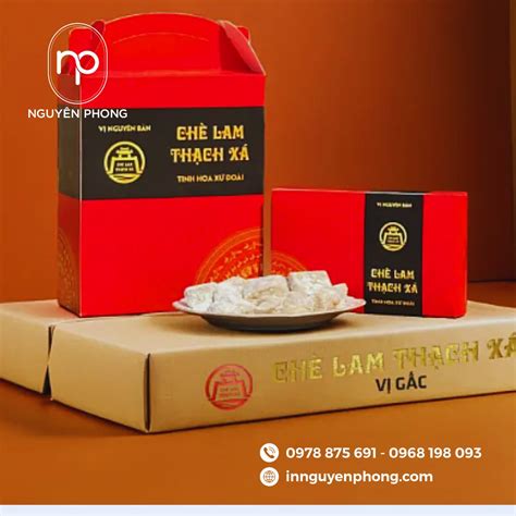 Hộp Giấy Đựng Bánh Chè Lam Đẹp Giá Rẻ Và Sang Trọng