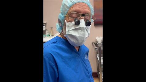 Behind The Scenes With Mark Boerner Md The Wipe After First Pass Of A Lattice Co2 Laser Youtube