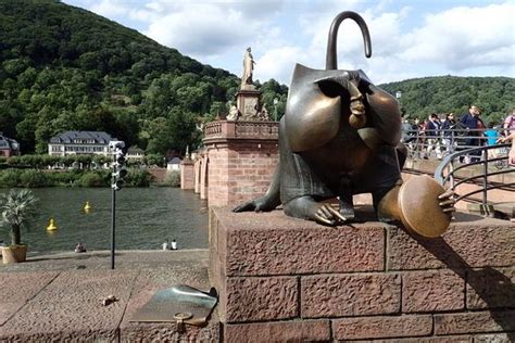 The Judgmental Monkey On Heidelbergs Old Bridge Heidelberg Old