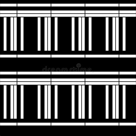 Seamless Texture With Horizontal Black Streaks 4 Modern Stylish Image Stock Vector