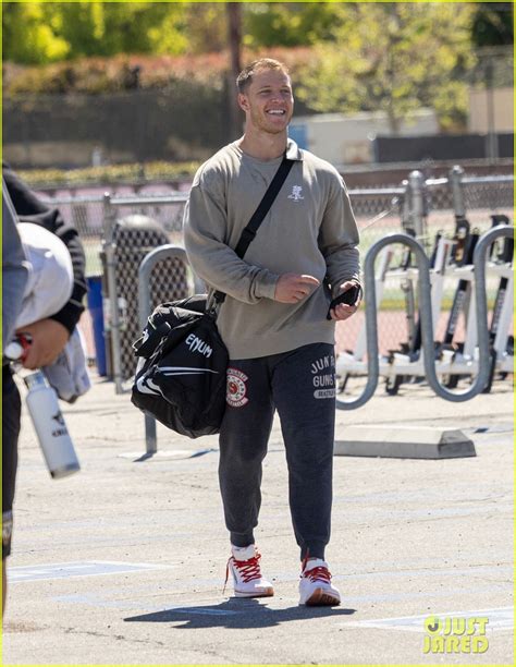 Christian Mccaffrey Gets Hot And Sweaty During Outdoor Workout At La