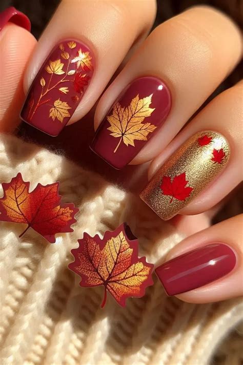 21 Stunning Fall Nail Ideas For Autumn 2025 Nail Art Fall Nail