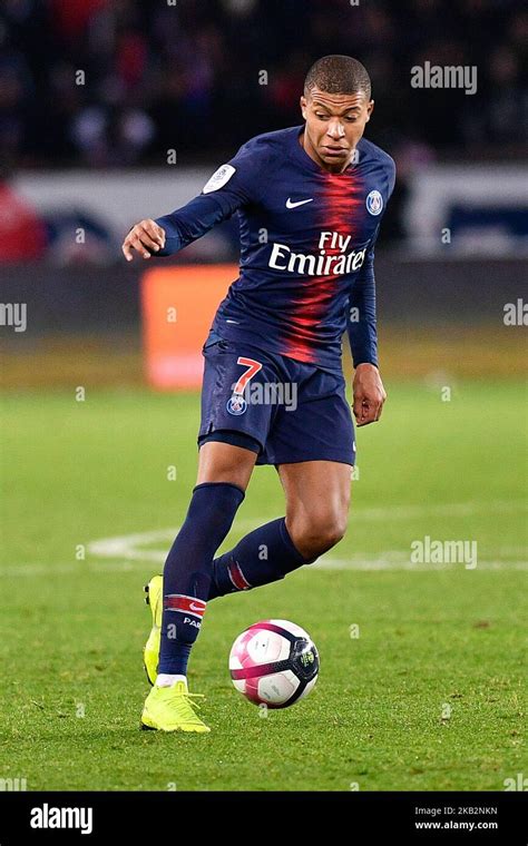 Killian Mbappe 7 During The French Ligue 1 Match Between Paris Saint Germain Psg And Lille