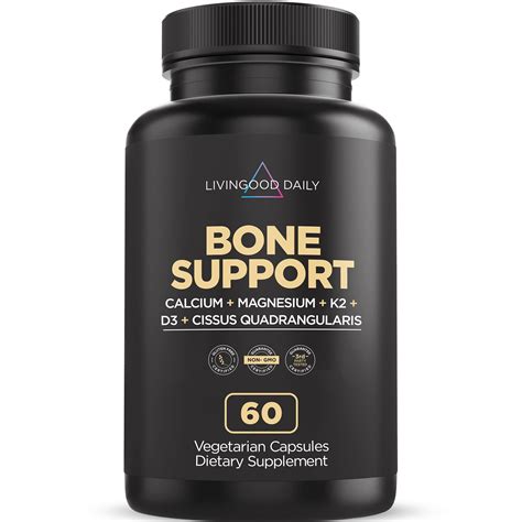 Livingood Daily Bone Support 60 Capsules Premium Bone Health