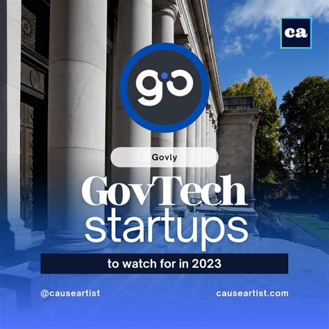 16 Govtech Startups To Watch Causeartist