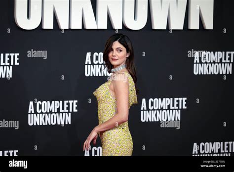 Première Italienne Du Film A Complete Unknown Rome Italie 17