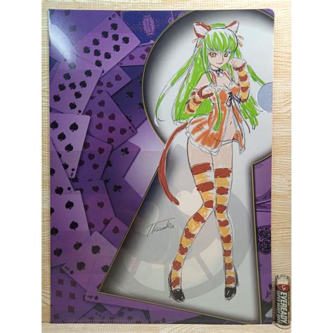 Code Geass Anime Merch Code Geass In Wonderland A4 Clear File Shopee