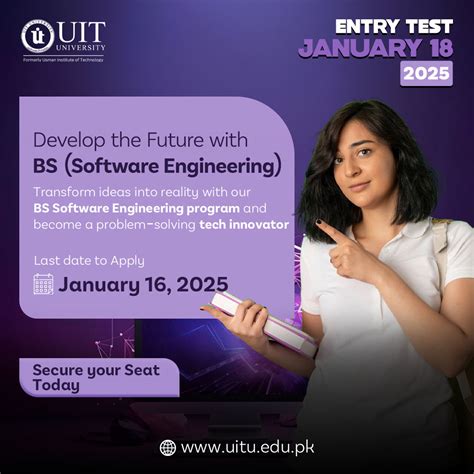 Uit University Ready To Shape The Future Of Technology Enroll In Our Bs Software Engineering