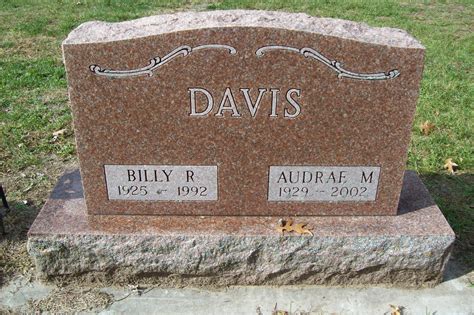 Billy R Davis 1925 1992 Find A Grave Memorial