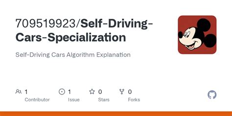 Github 709519923self Driving Cars Specialization Self Driving Cars Algorithm Explanation