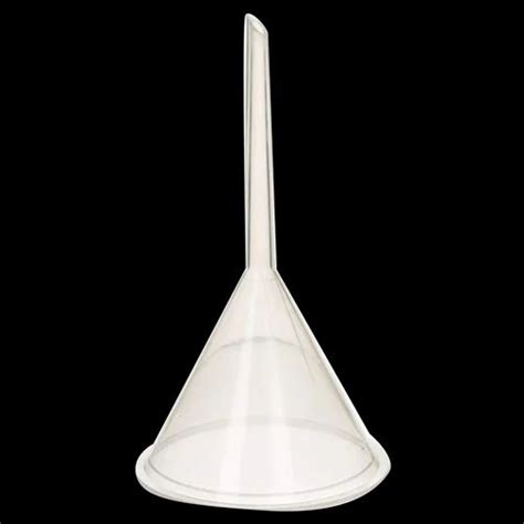 5 Inches Multi Purpose Wide Mouth Plastic Funnel For Chemical Laboratory Capacity 30 Ml At