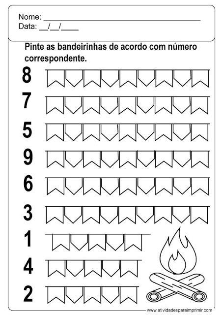 Atividades De Matemática De Festa Junina Atividades Sobre Festa