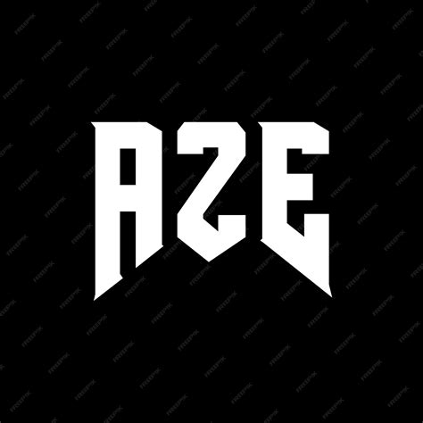 Premium Vector Aze Letter Logo Design For Technology Company Aze Logo