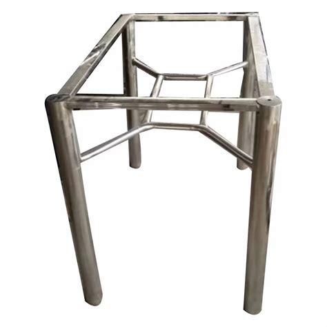 Stainless Steel Table Frame Grade Of Material Ss 304 Size 3x2 Feet