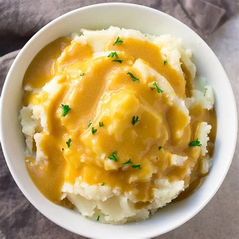 Mashed Potatoes And Gravy