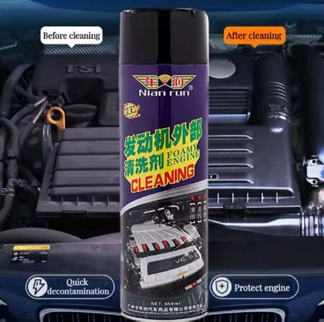 650ml Engine Cleaner Spray Fast Clean Engine Degrease Foam Aerosol Spray Automotive Engine