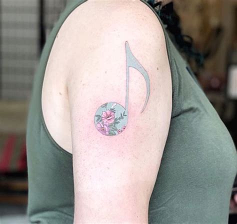 15 Small Musical Note Tattoos For Melody Lovers
