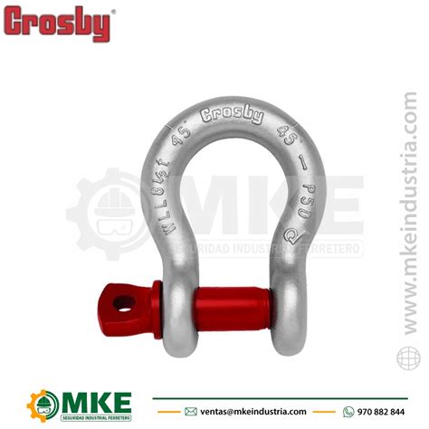 Grillete Roscado G209 De 5 8″ 3 25t Crosby Crosby Mke Industrial