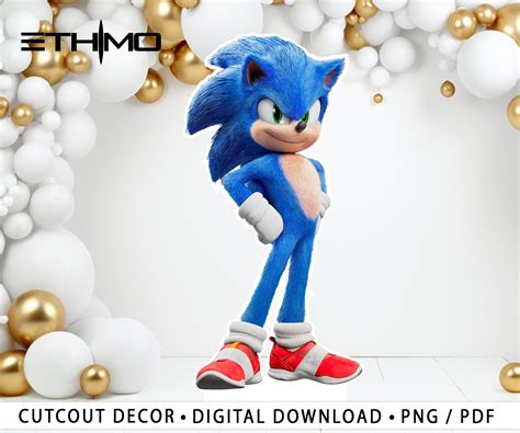 Sonic Character Cardboard Cutouts Sonic Party Decorations Take Your Party To Another Level Party