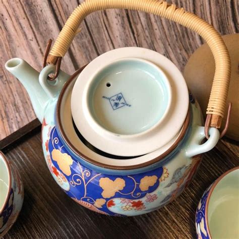 Japanese Imari Tea Set With Phoenix Motif Furniture And Home Living