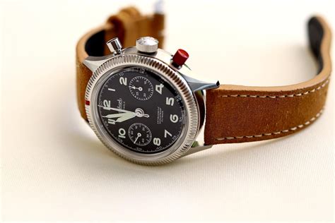 Hanhart 417 Es 1954 Heritage Flyback 39mm On The Wrist Watchcrunch