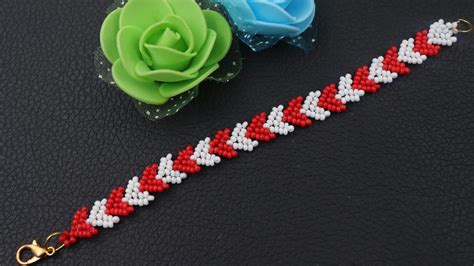 How To Make Beaded Heart Bracelet At James Vance Blog