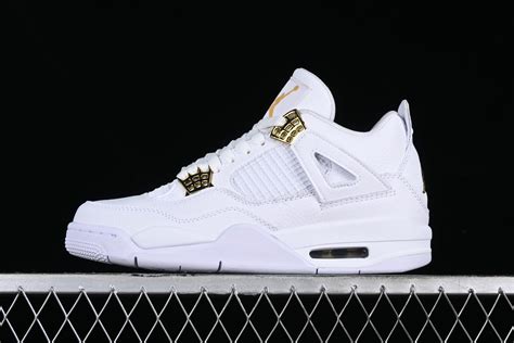 Las Nike Air Jordan 4 Retro Metallic Gold Urbaaa