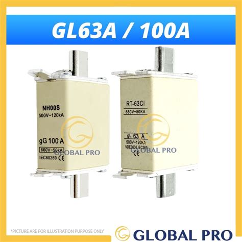 Tnb Gl63a 100a Cut Out Blade Fuse Ceramic Cut Fuse Switch Unit Cut