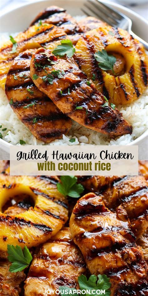 Hawaiian Chicken With Coconut Rice Artofit