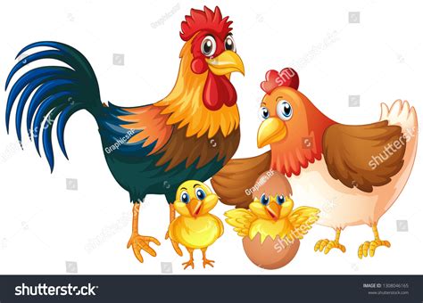 Cute Rooster Clip Art