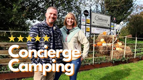 A Weekend At Concierge Camping Caravan Vlogs From Mac And Sarah Youtube