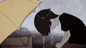  Llorando Bajo La Lluvia Un Triste Corazón Llorando Bajo La