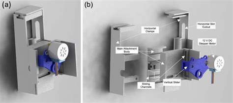 A Cad Model Of Attachment Module B Exploded View Of Attachment