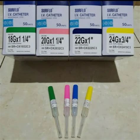 Surflo Iv Chateter Terumo Abbocath Iv Cateter Terumo Abocath 24 G Catheter Lazada