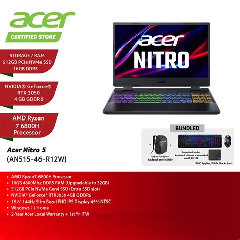 Acer Nitro 5 An515 55 Price In Malaysia And Specs Rm4249 Technave