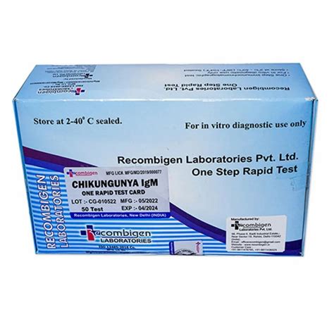 Recombigen Chikungunya Rapid Test Kit At ₹ 100piece In Nagpur Id