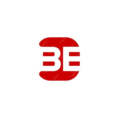 Premium Vector Quotbequot Company Name Initila Letters Monogram With