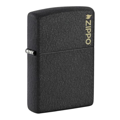Classic Black Crackle® Zippo Logo Zippo Singapore