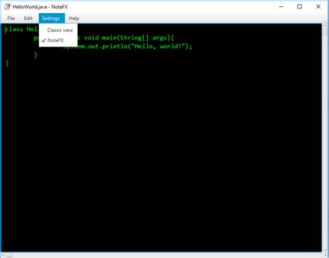 Github Codeamanotefx A Javafx Text Editor