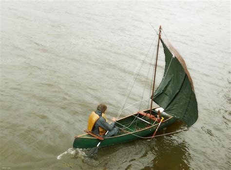 How To Make A Sail Canoe The Q Canoe W A Square Sail Canoe Trip