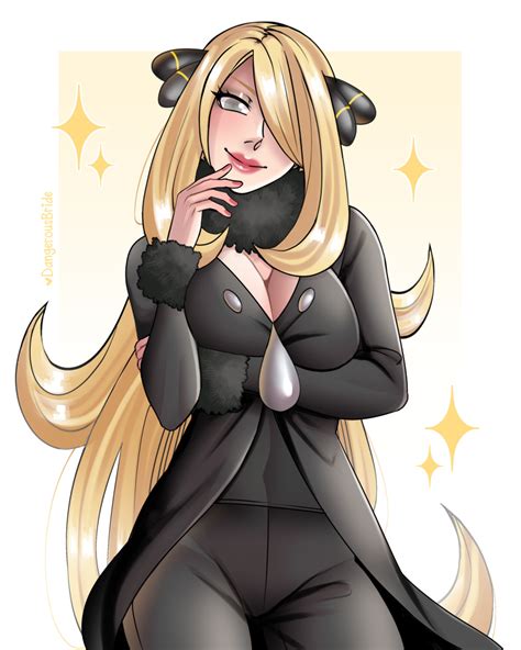 Rule 34 1girls Arm Under Breasts Blonde Hair Cleavage Cynthia