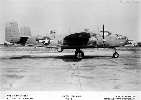 North American Pbj 1d Buno 35094 Jonah World War Photos