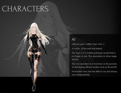 Nier Automata Automata Female Characters