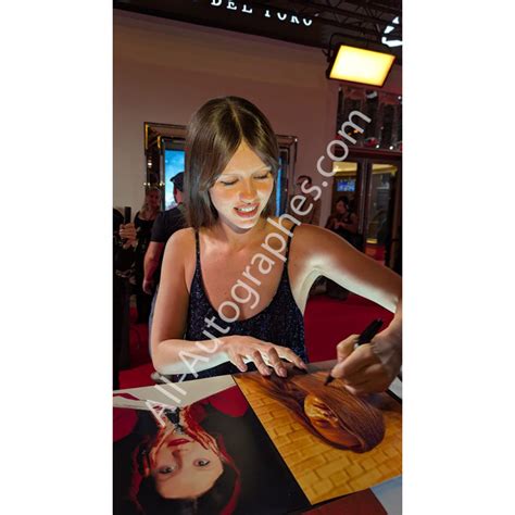 Signed Autograph Goth Mia All
