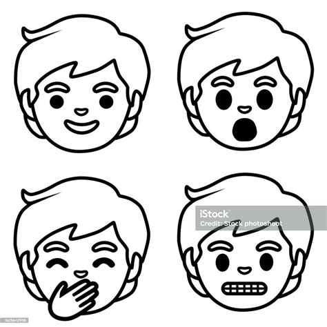 Man Expression Emoji Icon Stock Illustration Download Image Now