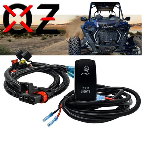 10ft Power Bus Bar Plug Wire Harness Kit For Led Rock Lights Compatible With Pulse Power Busbar